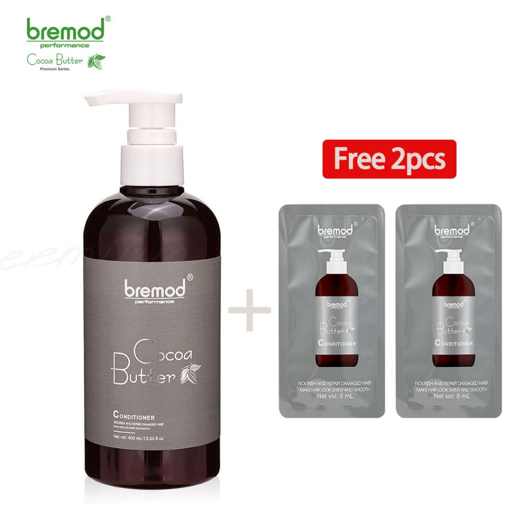 Ashley Shine Get 1 Serum Bremod Cocoa Butter Hair Shampoo Conditioner ...