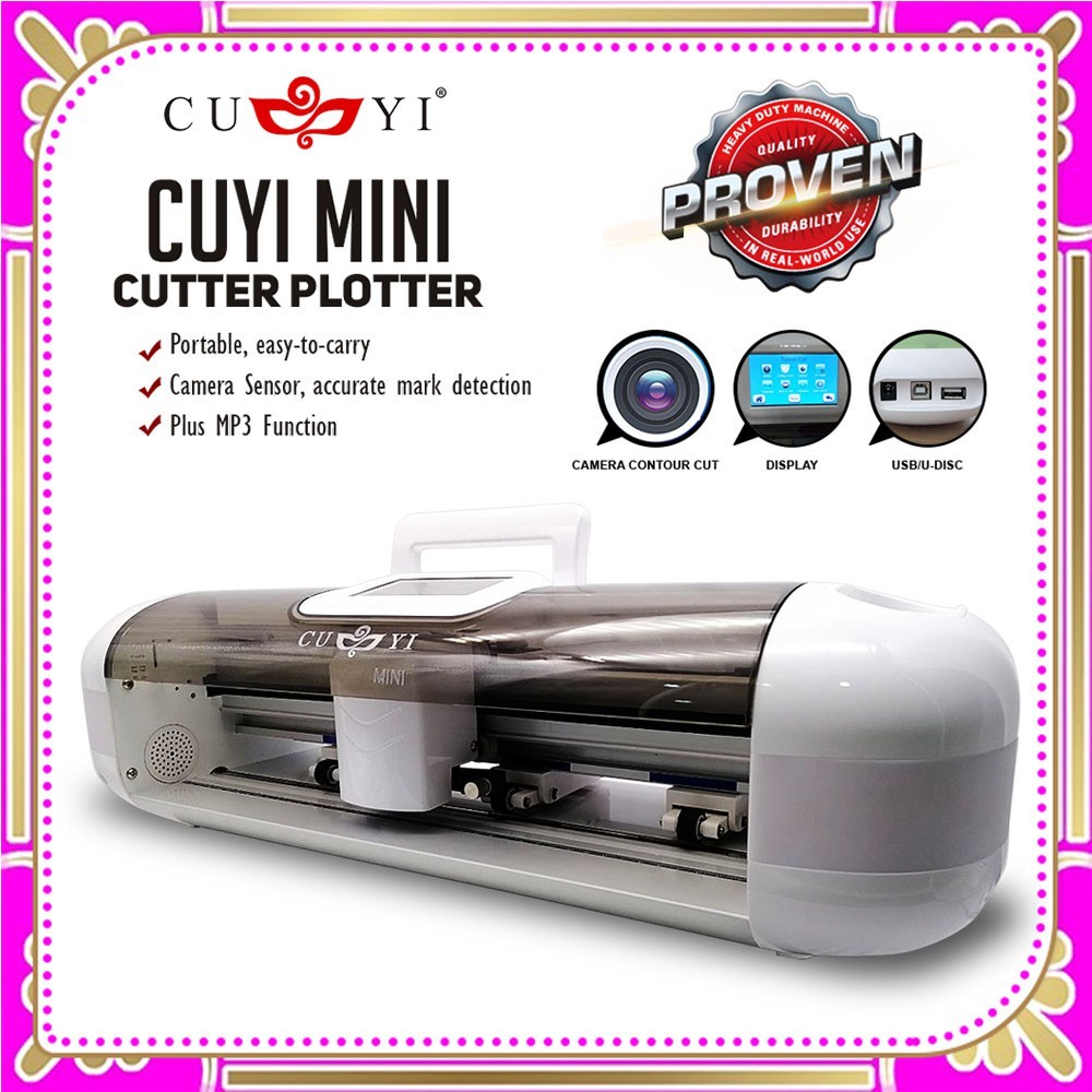 CUYI Mini Cutter Plotter Bluetooth Touch screen Vinyl, Decal, Sticker ...
