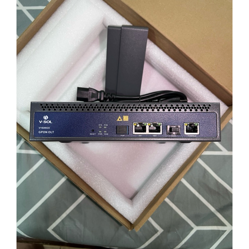 VSOL OLT V1600GS 1PON GPON with built-in C+++ 8dbm Module | Shopee ...