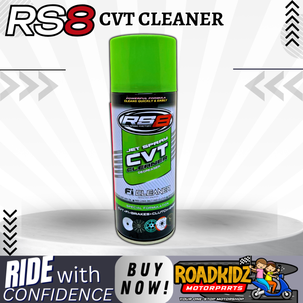 RS8 CVT CLEANER SPRAY DEGREASER 450ML ORIGINAL | Shopee Philippines