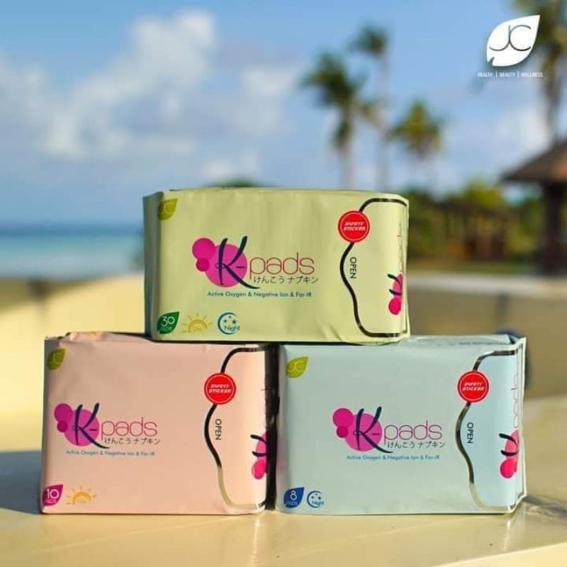 JC PREMIERE K-PADS W/ANION (PANTY LINER,DAY AND NIGHT NAPKIN) | Shopee ...