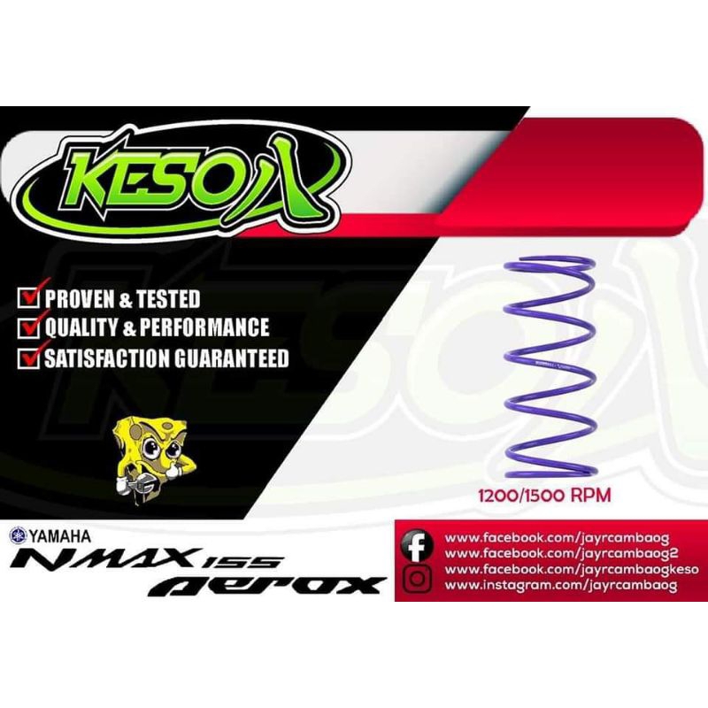 Keso Center Spring For Aerox/Nmax v1 v2 | Shopee Philippines