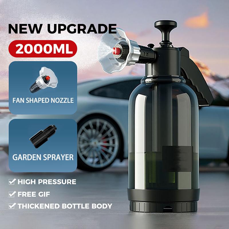 2L Foam Sprayer Car Wash Pressure Washer Sprayer Car Shampoo Foam Water ...