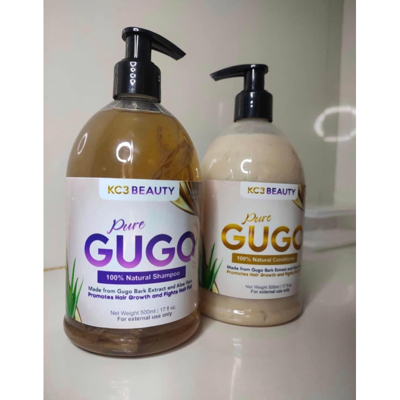 Gugo Shampoo and Conditioner with freebie | Shopee Philippines