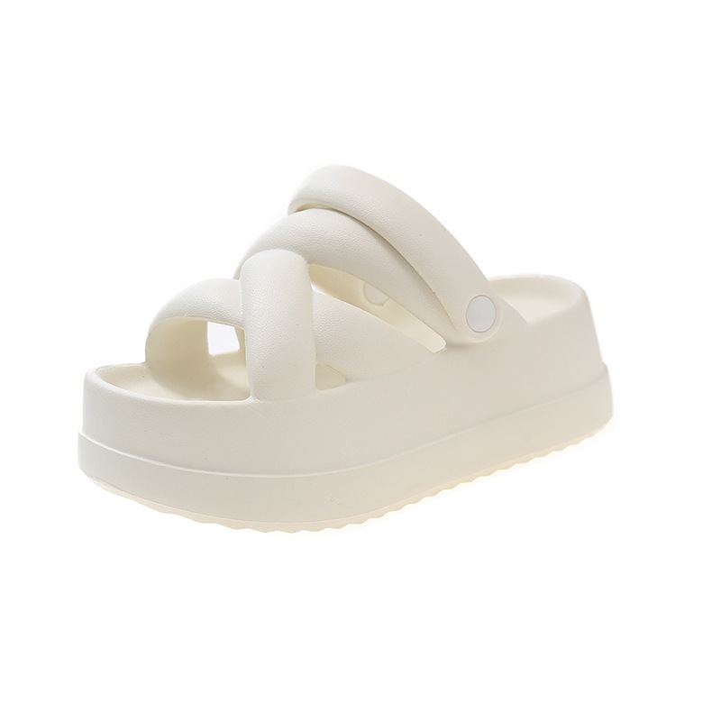 6CM EVA New Sandals For Women Non-slip Comfortable Thick Bottom Flat ...