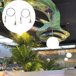 2Pcs Adjustable Hanging Wires Ceiling Sign Hanger Billboard Wire Rope ...