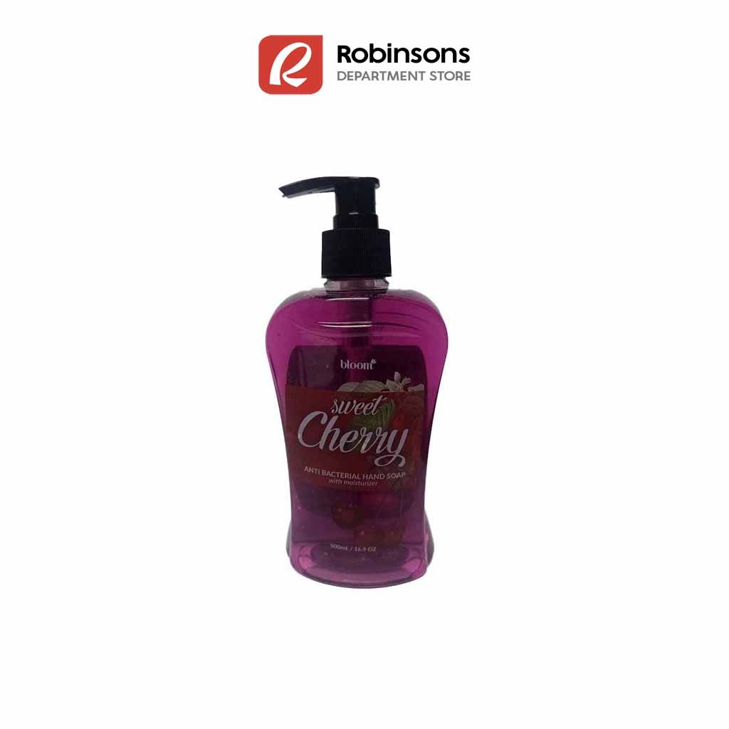 Bloom Anti Bacterial Liquid Hand Soap SWEET CHERRY (500ml) | Shopee ...