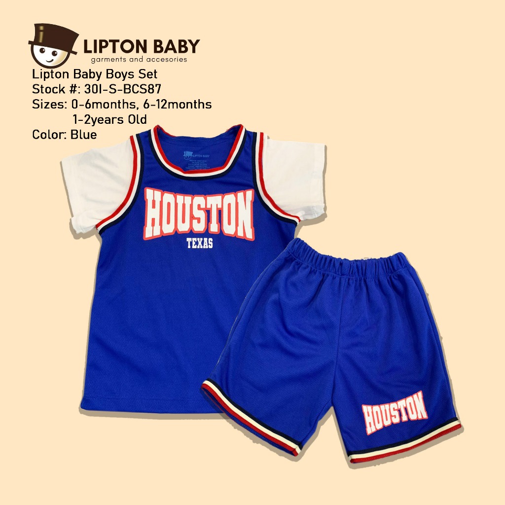Lipton Baby Boys Set : Houston | Shopee Philippines