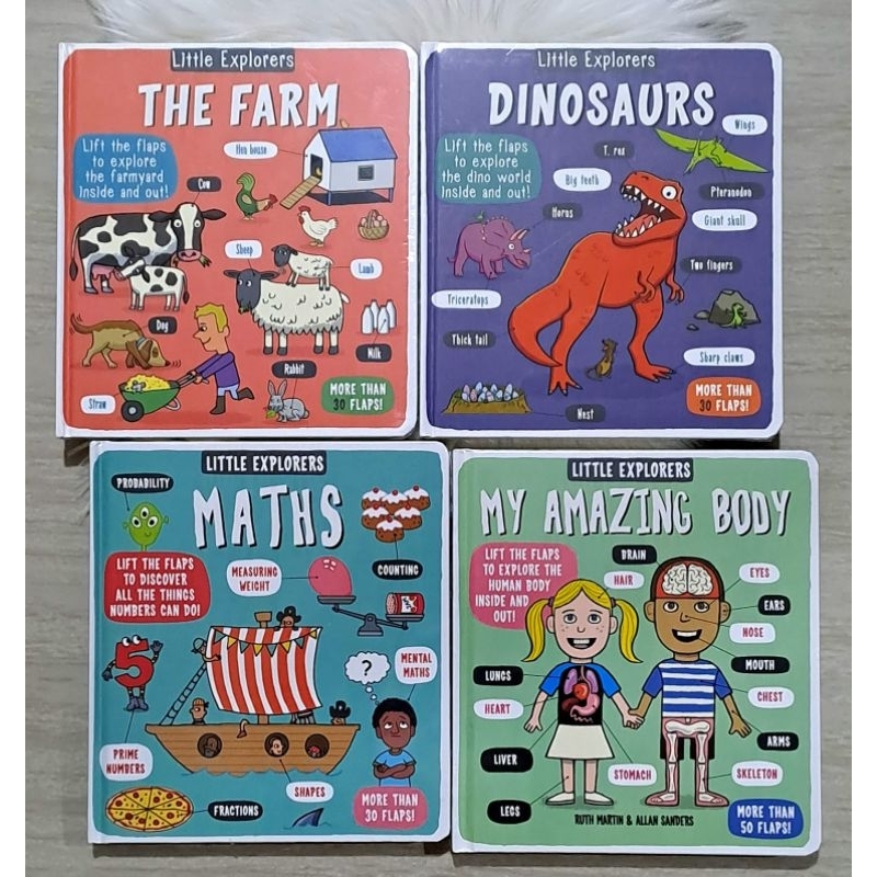 Little Explorers : Board Books | Lift the Flap Interactive Book ...