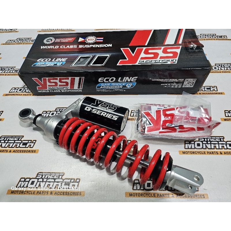 YSS G-SERIES / G-PLUS REAR SHOCK WITH CANISTER 330MM FOR HONDA CLICK ...