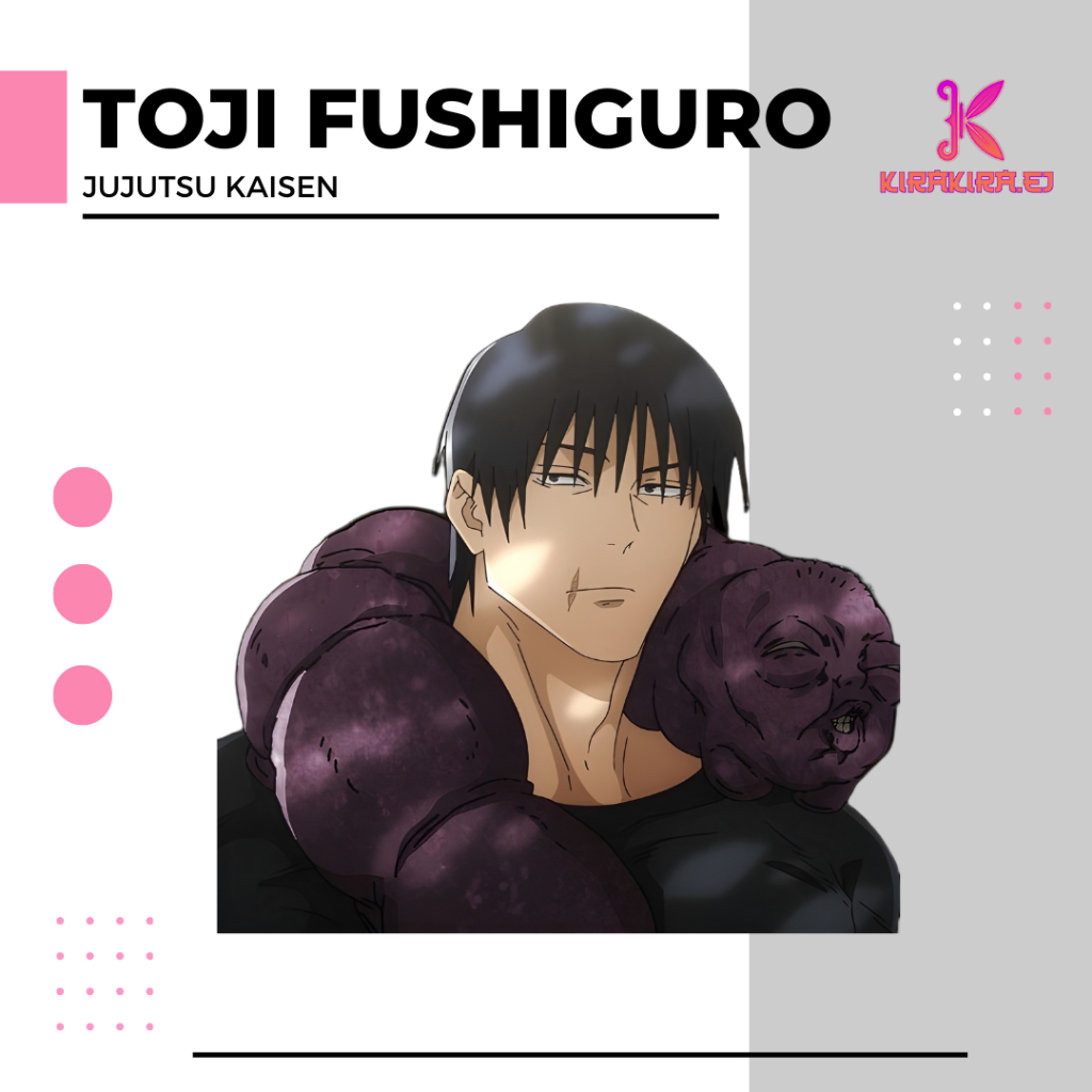 STICKER Toji Fushiguro Jujutsu Kaisen Waterproof Vinyl Anime Sticker ...
