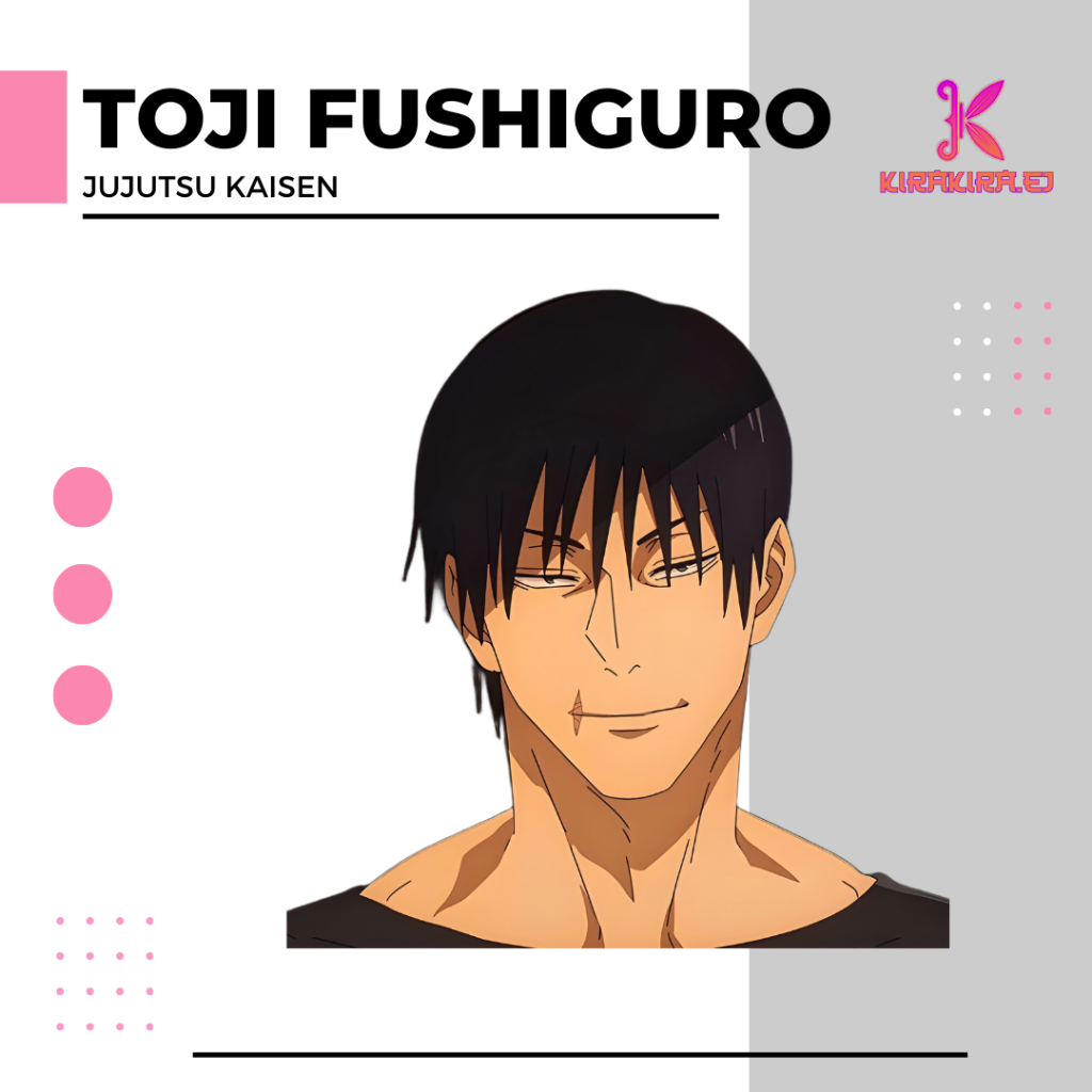 STICKER Toji Fushiguro Jujutsu Kaisen Waterproof Vinyl Anime Sticker ...