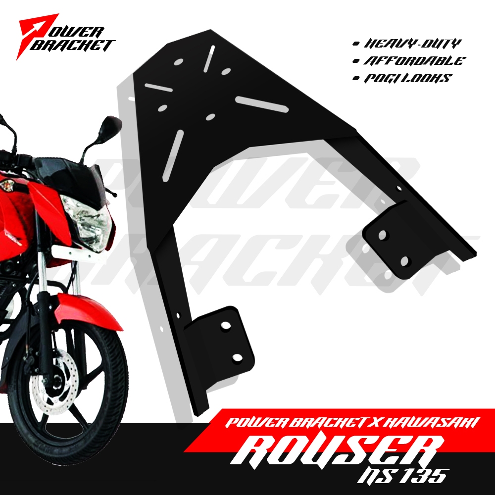 KAWASAKI ROUSER 135 TOP BOX BRACKET/ NS 135 ACCESSORIES / MONO RACK / NS 135 BRACKETS / HEAVY ...