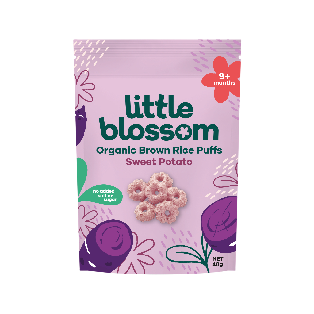 Little Blossom Organic Baby Puffs - Sweet Potato (40g) | Shopee Philippines