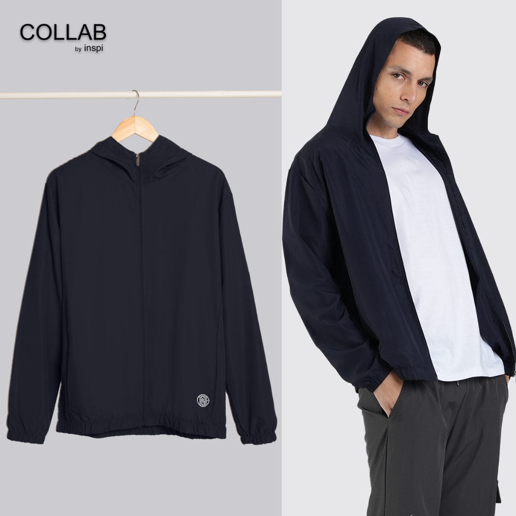 COLLAB By Inspi Windbreaker Bomber Jacket for Men & Women w/ Zipper ...