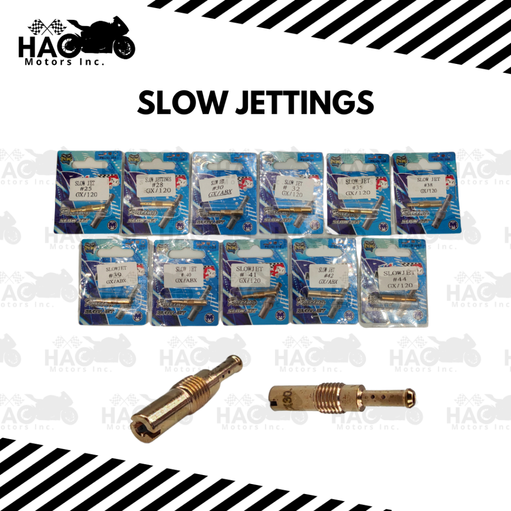 SLOW JETTINGS Slow Jet/ Pilot Jet Motor Parts Racing Monkey | Shopee ...