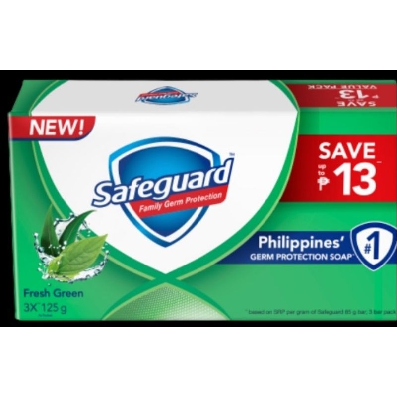 safeguard bar soap 135 gram x 3 | Shopee Philippines