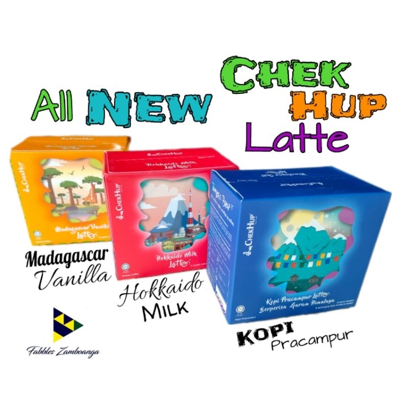 New CHEK HUP Latte in a box | Shopee Philippines