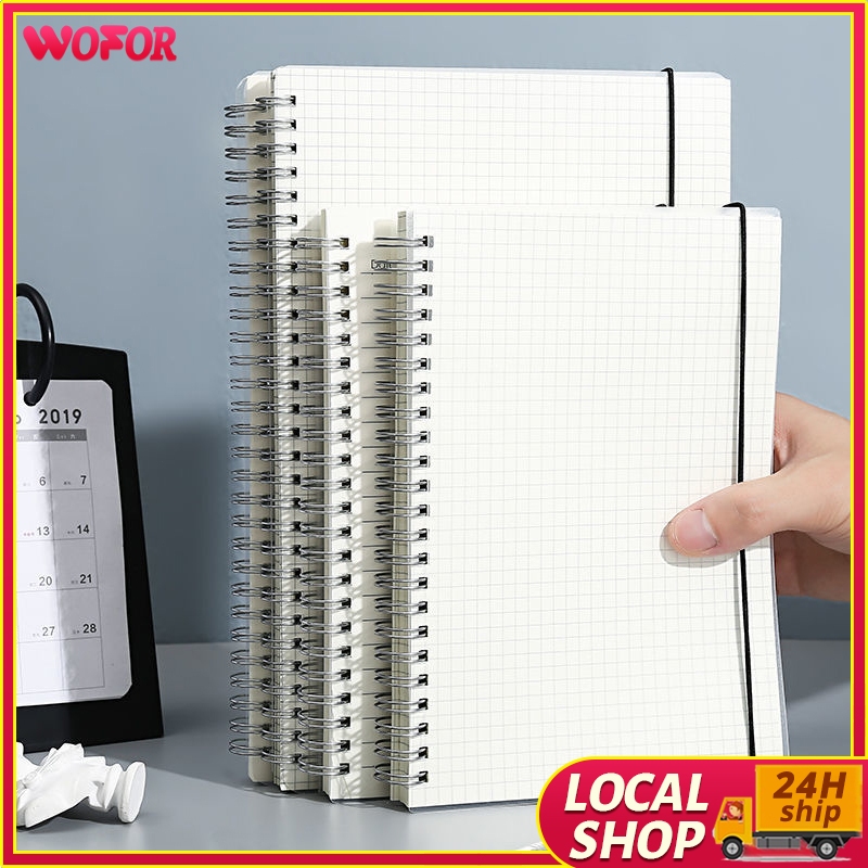 Student's Exquisite Notebook Coil Notebook Grid Blank Line Dot A5/B5 ...