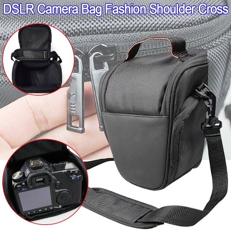 Waterproof Camera Bag DSLR/SLR Digital Camera Triangle Shoulder Bag For ...
