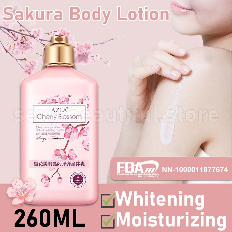 AZLA Japan Sakura Body Lotion Whitening Moisturizing Cherry Blossom ...