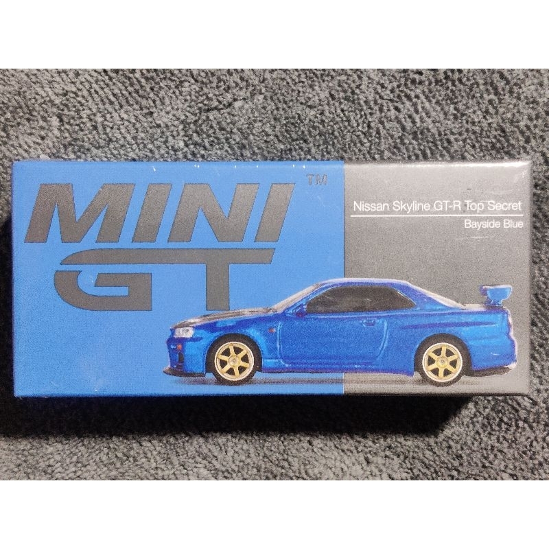 Mini GT Nissan Skyline GT-R R34 Bayside Blue | Shopee Philippines