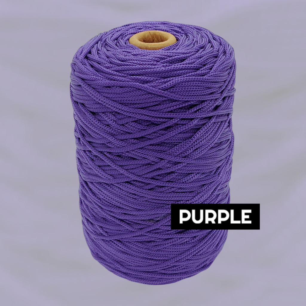 Yarns Art: 3MM SMALL CORDS/ POLYPROPYLENE NYLON (ROUND BRAIDED) ROPE ...