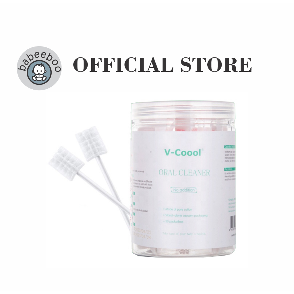 Baby Cotton Swab Gauze or Oral Tongue Cleaner Disposable Infant ...