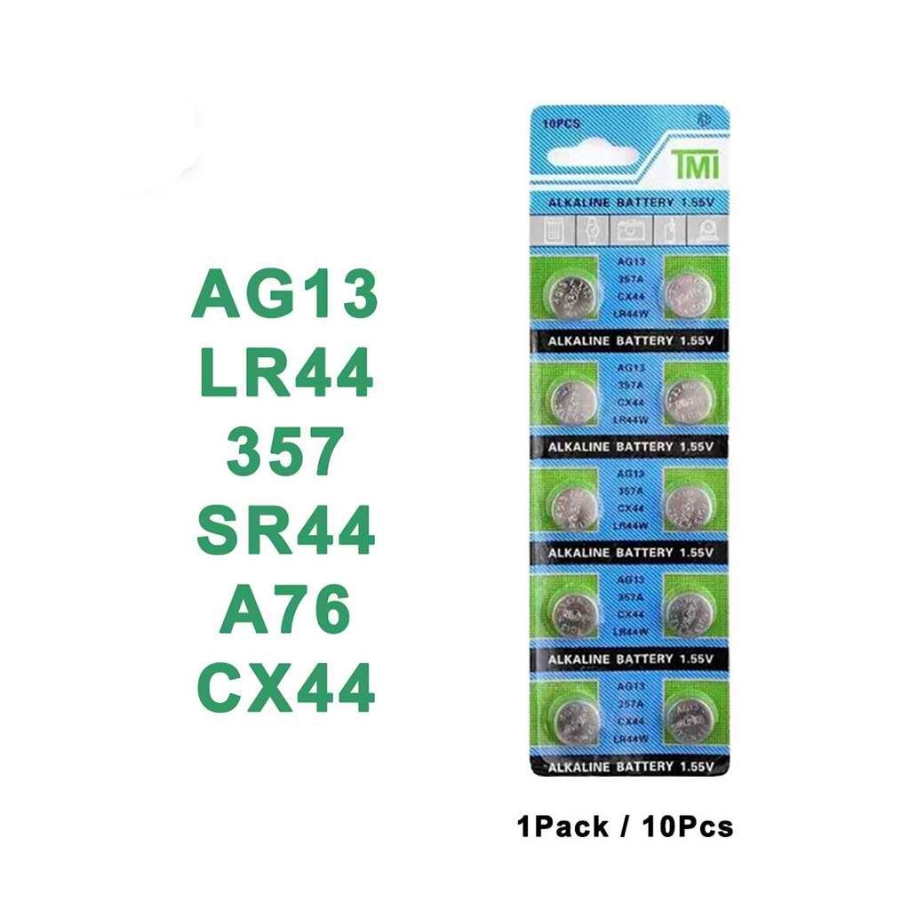 ShunXing111 AG13 LR44 357A S76E G13 boton baterias de la moneda 1.55 V ...