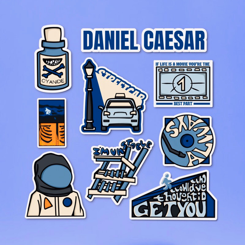 Daniel Caesar Sticker Pack | Shopee Philippines