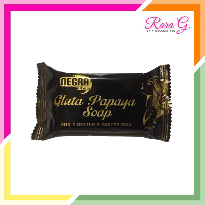 Negra Ultima Gluta Papaya Soap 70g | Shopee Philippines