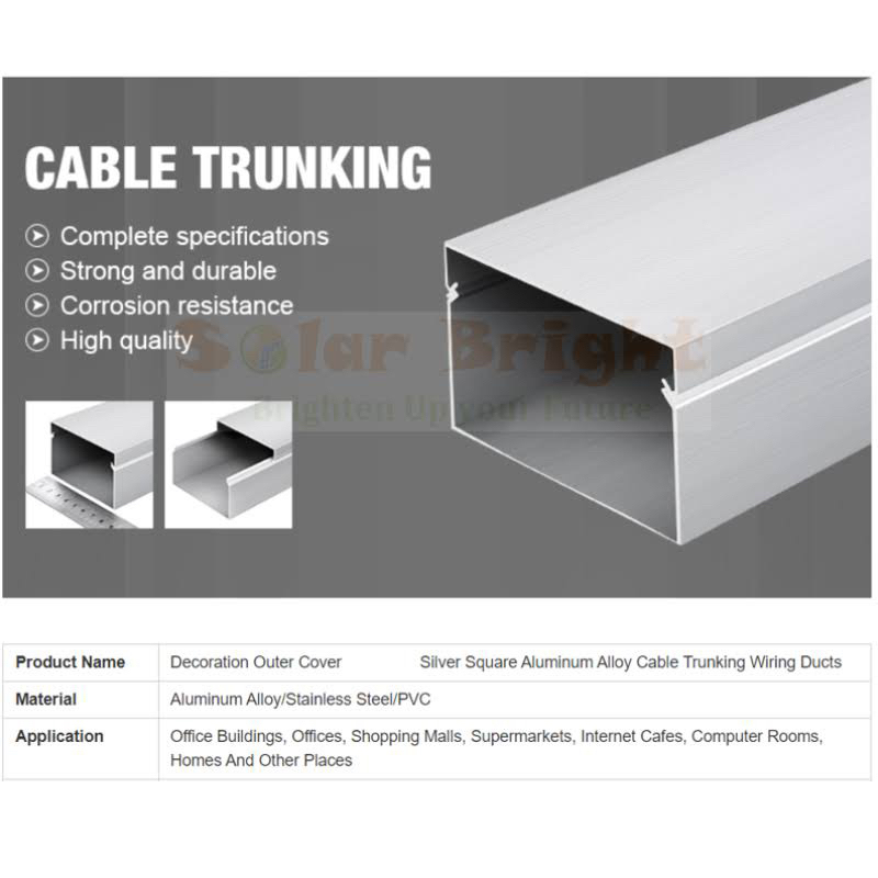 Aluminum Cable Tray Powder Coated 60 x 30mm , 30 x 30mm, 75 x 50mm ...