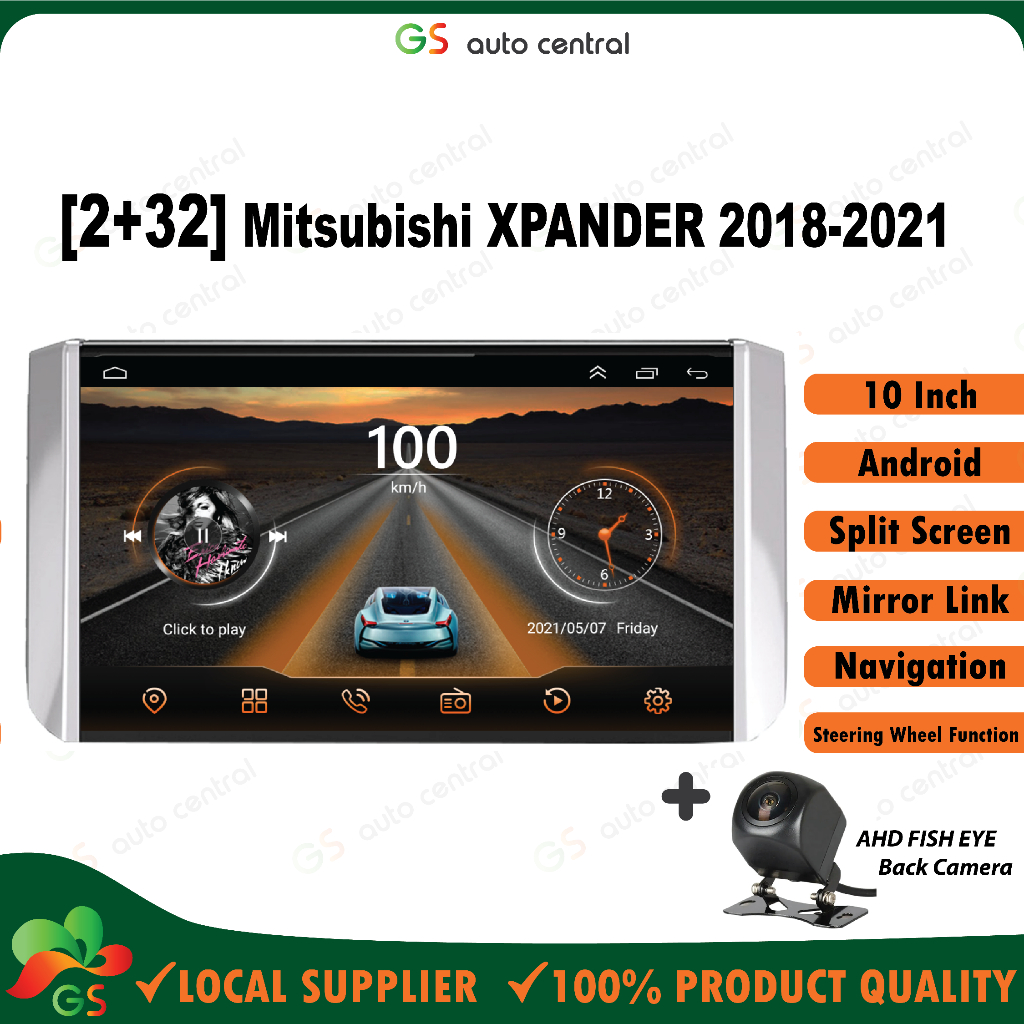 10 Inch PLUG AND PLAY Android Head Unit for Mitsubishi XPANDER 2018 ...