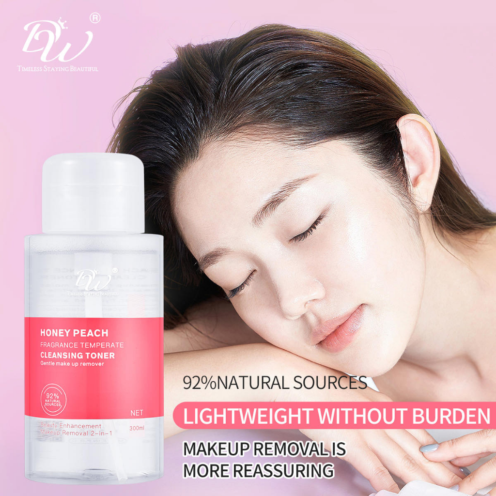DW Make Up Remover Honey Peach Cleasing Toner | Shopee Philippines