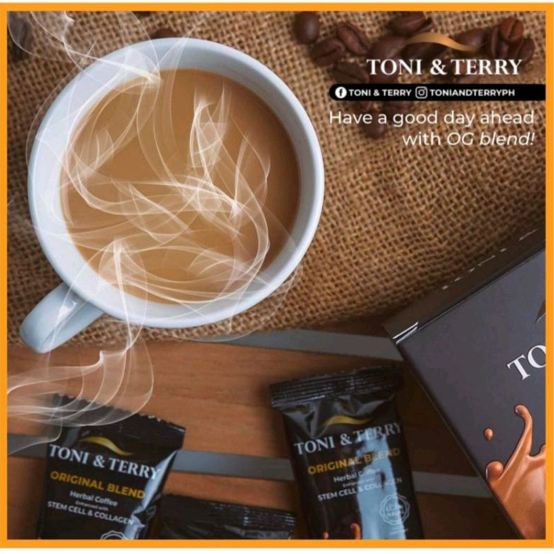 TONI & TERRY Original Blend Herbal Coffee [10 sachets] | Shopee Philippines