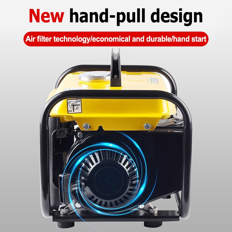 Portable Gasoline Generator 950W/60HZ Low Noise Hand Start 220V Small ...