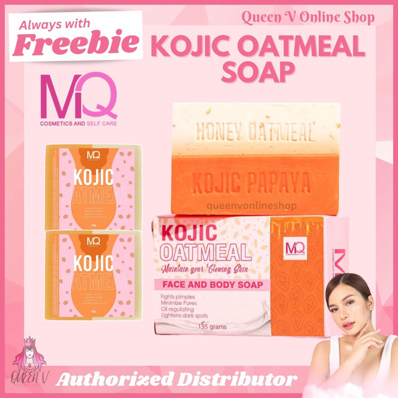 MQ Cosmetics Kojic Oatmeal Soap (Face & Body) | Shopee Philippines