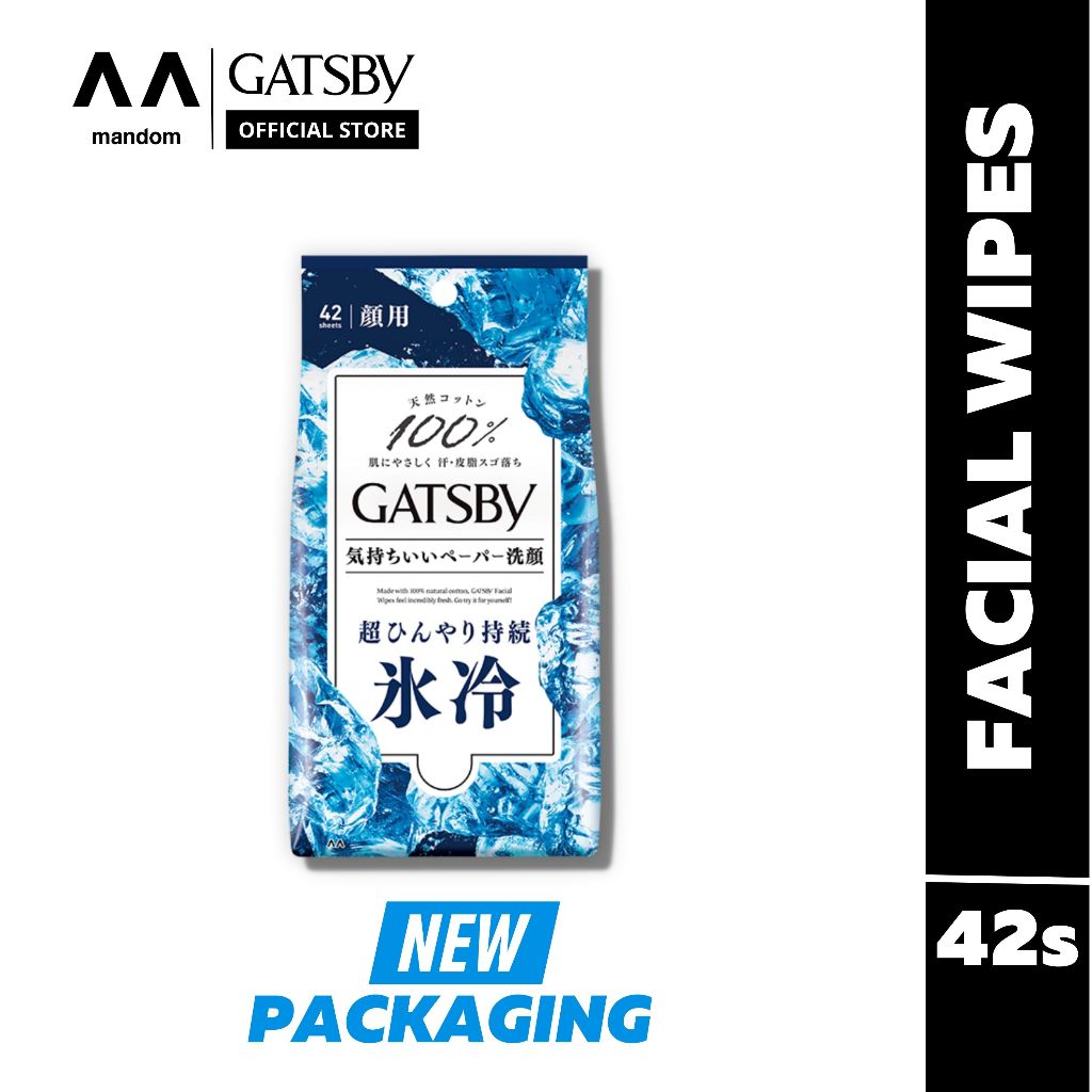 Gatsby Facial Wipes Ice-type 42sheets | Shopee Philippines