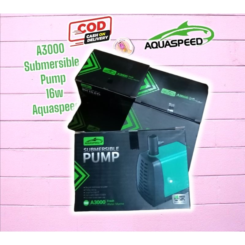 A3000 Submersible Pump AQUASPEED 16W | Shopee Philippines