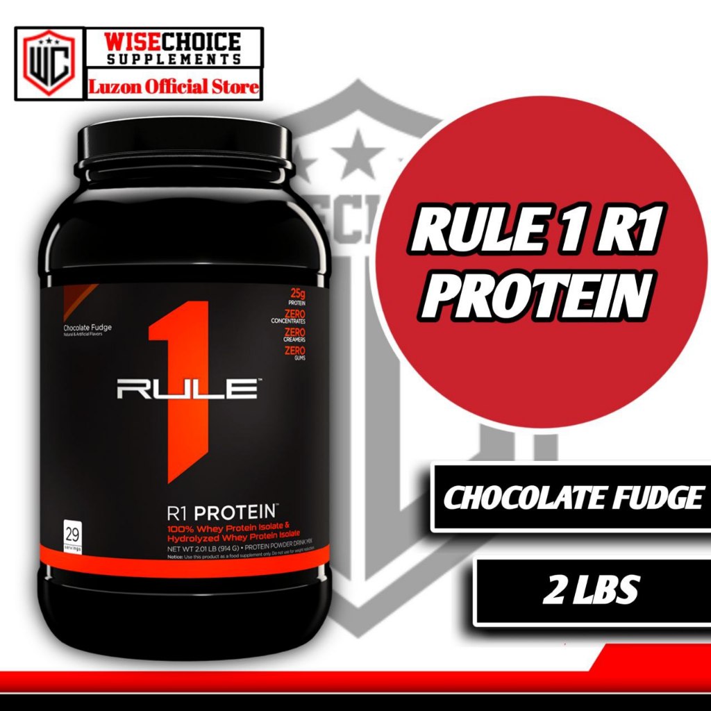 RULE 1 R1 PROTEIN 2 LBS CHOCOLATE FUDGE | Shopee Philippines