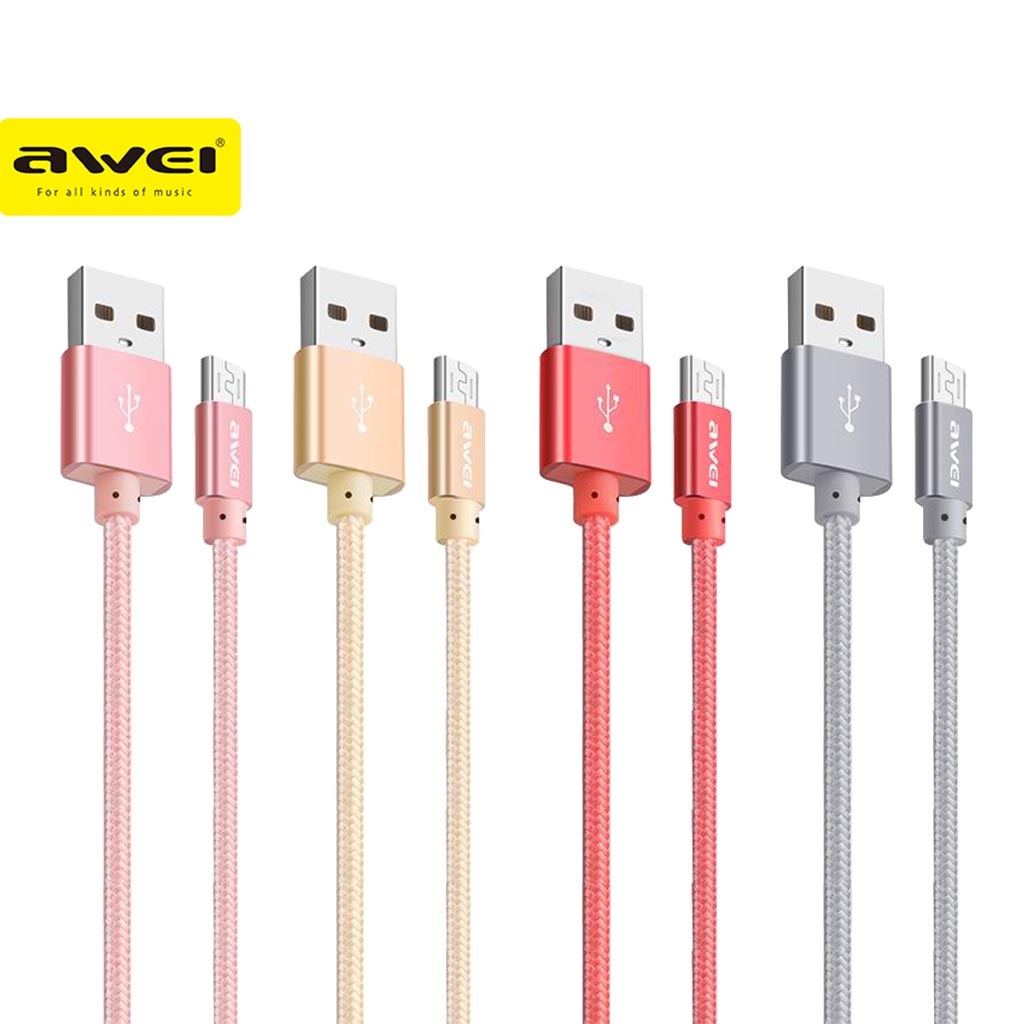 Awei CL-10 30cm Micro USB Fast Charging Quick Charge Data Transmission ...