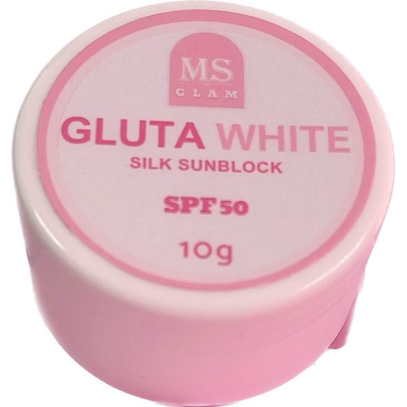 GLUTA WHITE WHITENING SILK SUNBLOCK SPF50 by MS GLAM OFFICIAL SHOP ...