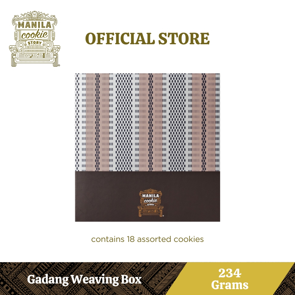 Manila Cookie Story Gaddang Textile Weaving Gift Box Cookies 18 ...