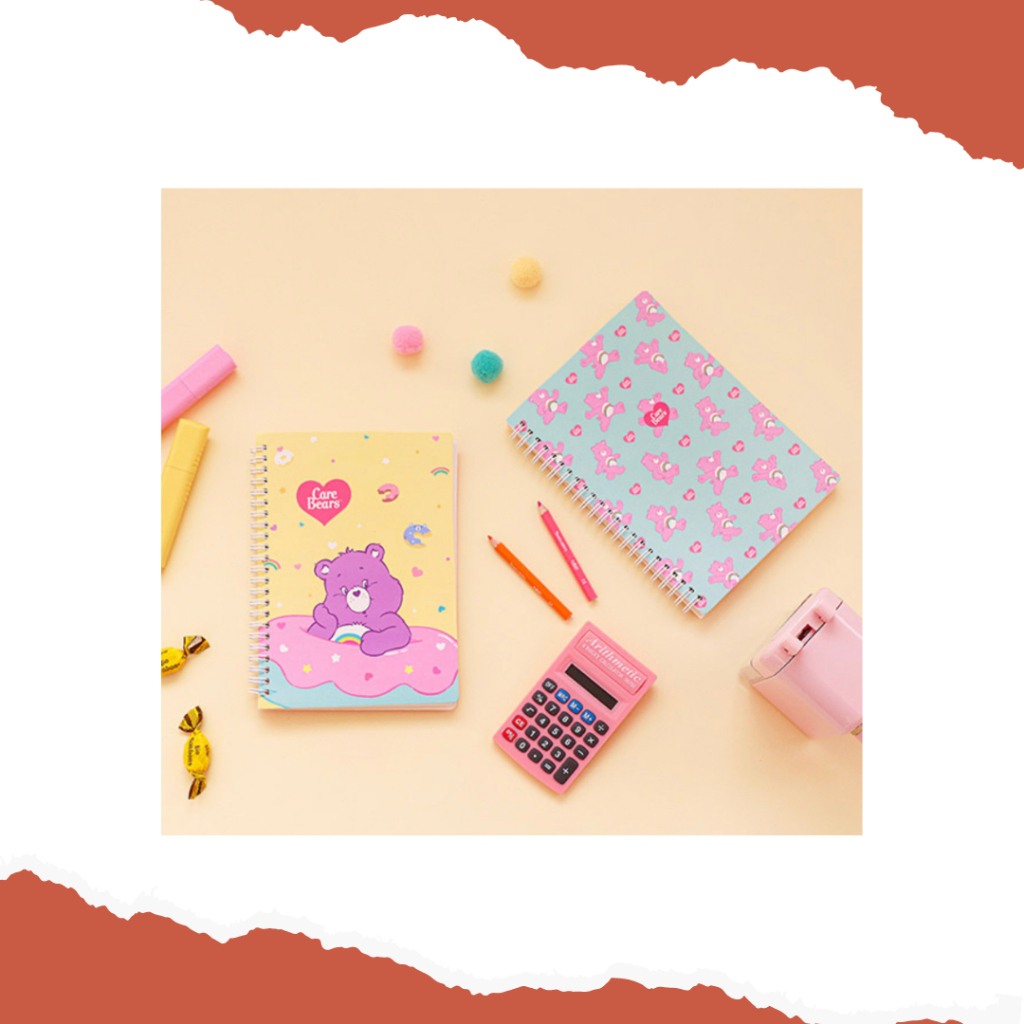 DAISO KOREA - Care Bears Notebook A5 comes with 2 Designs | Shopee ...