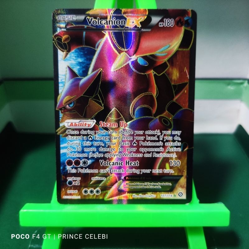 Pokemon TCG - Volcanion EX Full Art | Shopee Philippines