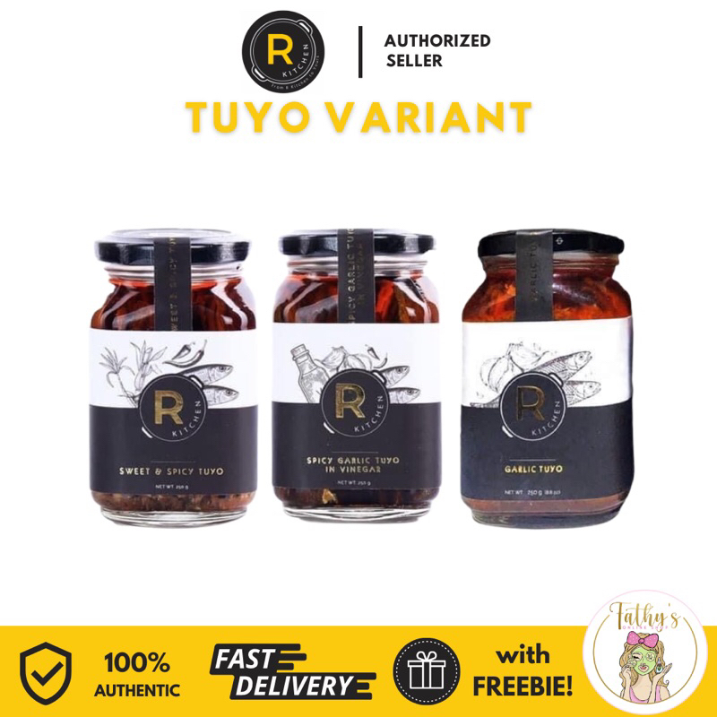 R KITCHEN -TUYO VARIANTS (Garlic tuyo, Sweet & Spicy Tuyo, Spicy Garlic ...