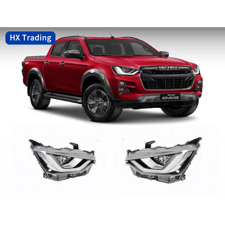 Isuzu DMAX Headlight LED 2019-2023 3rd Bumper Head Light Front Lamp DRL ...