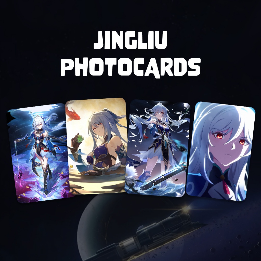 Honkai Star Rail Photocards - JINGLIU Textured Photocards Front and ...