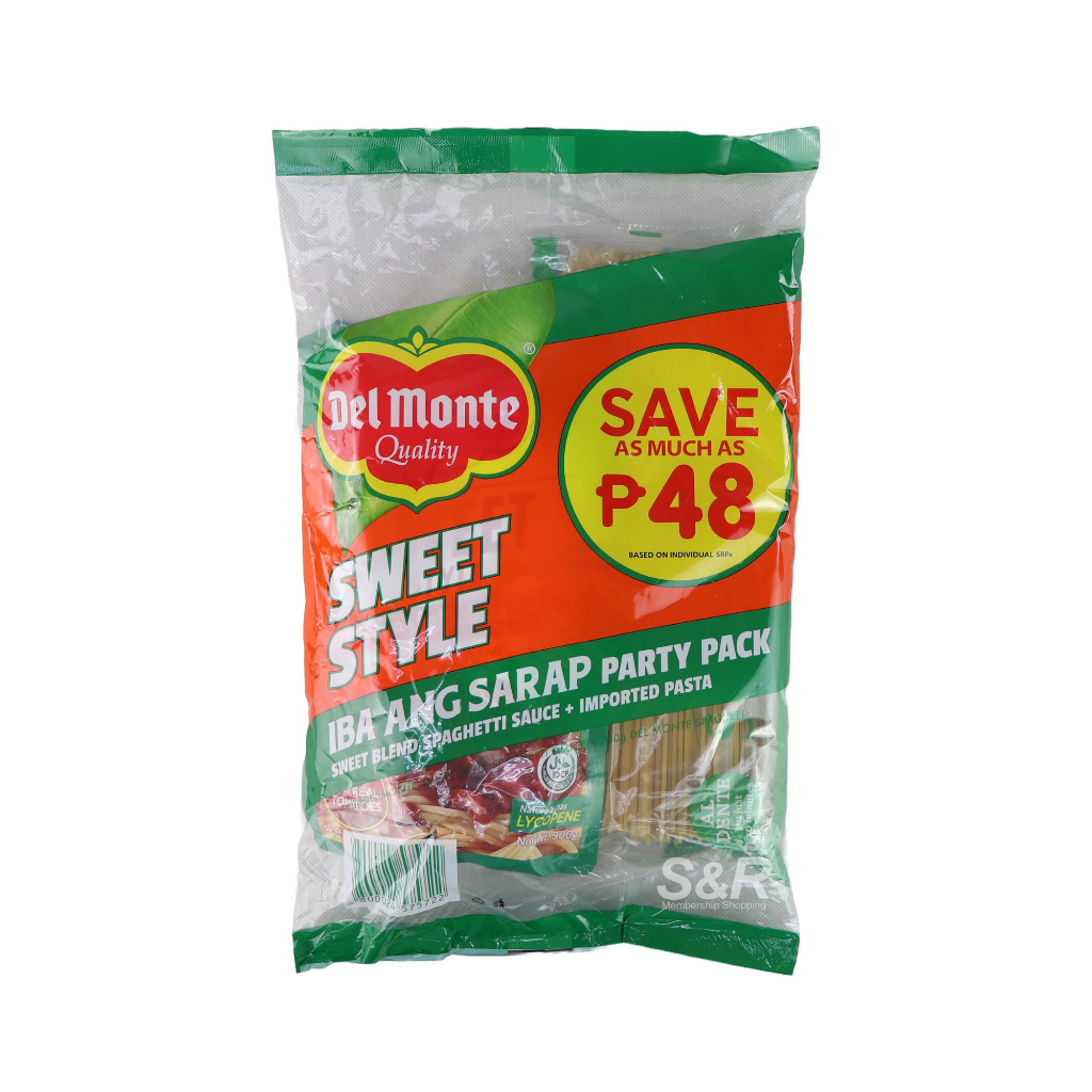 Del Monte Sweet Style Spaghetti Party Pack 1 set | Shopee Philippines