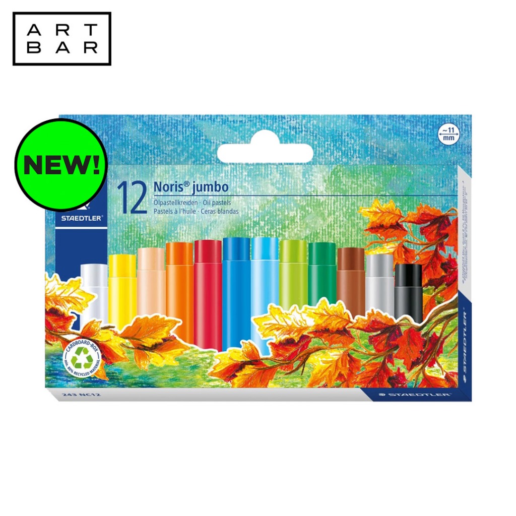 Staedtler Oil Pastel Jumbo Noris Club 12 Colors | Shopee Philippines